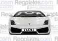 V4 CWJ Personalised Number Plate Reg Plates