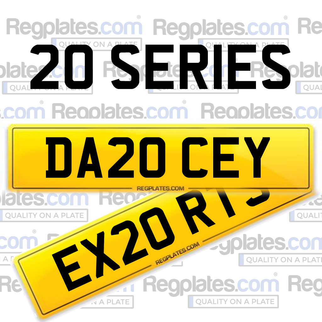 20 Series Number Plates Available! - Personalised Private Registration ...