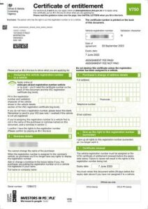 DVLA Announce Changes to the V750 and V778 | Personalised Private ...