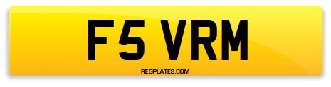 F5 VRM Personalised Number Plate - Reg Plates