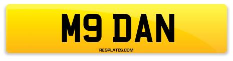 M9 DAN Personalised Number Plate - Reg Plates