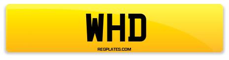 Number Plate Search - WHD registrations